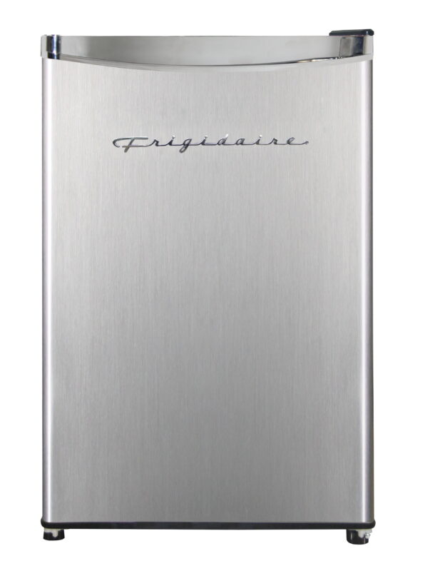 Frigidaire, 3.2 Cu. Ft. Compact Fridge Chrome Trim EFR323, Platinum ...