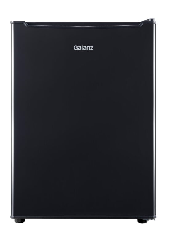 Galanz 2.5 Cu ft One Door Fridge, Black Estar, New - Nice Pay