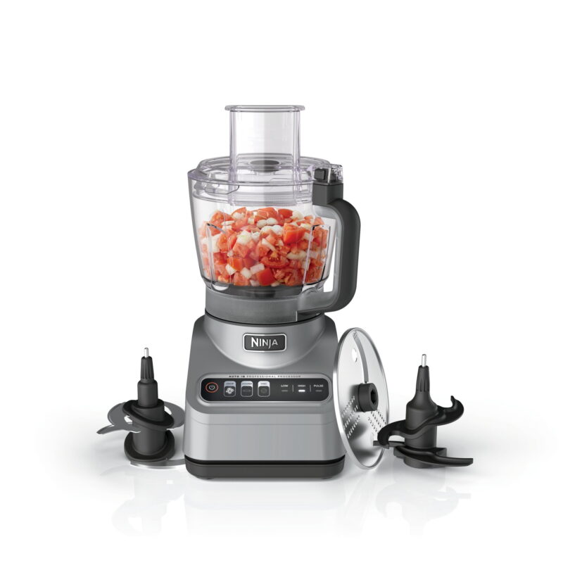 Ninja Professional 9 Cup Food Processor, 850 Watts, Auto-iQ 3 Presets ...